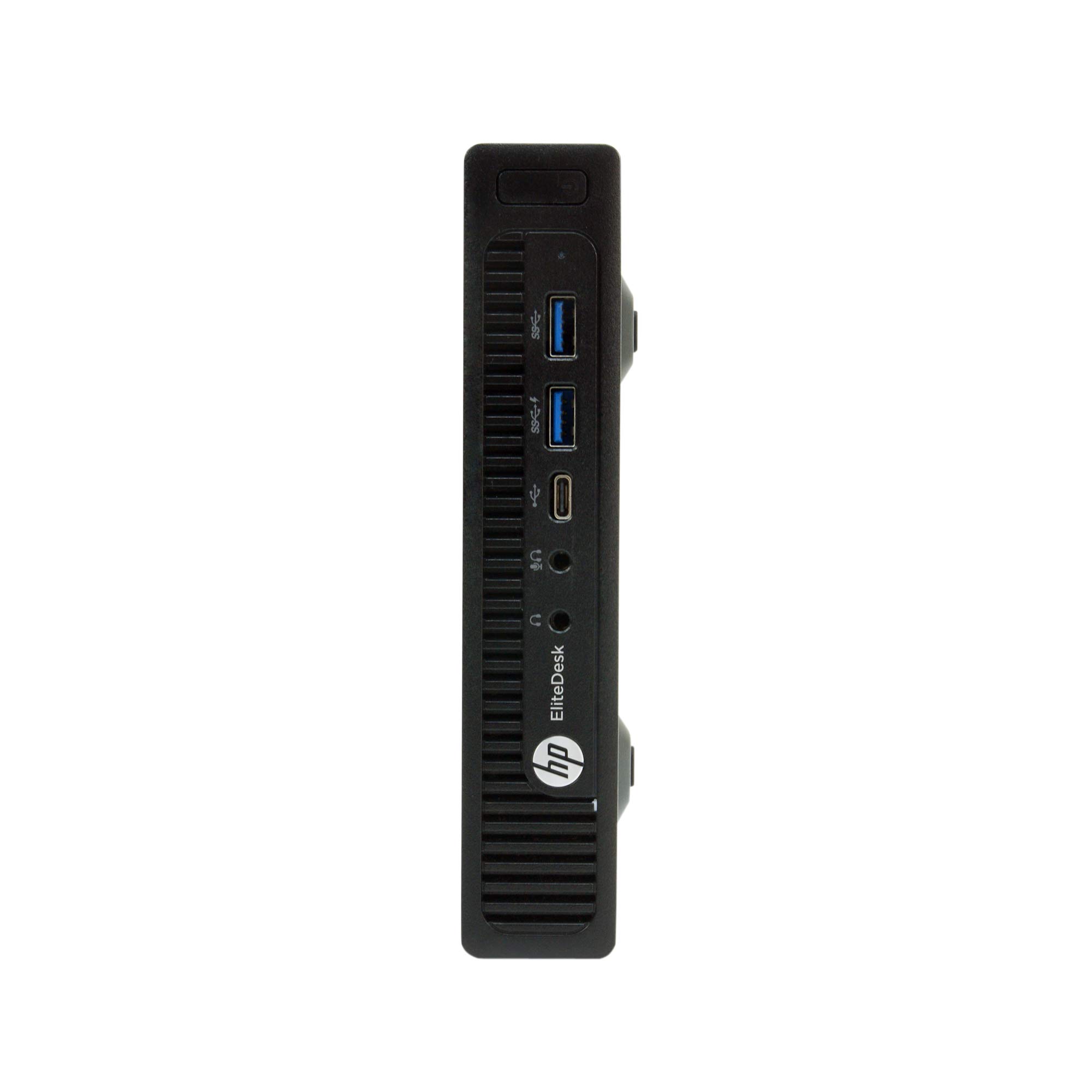 HP EliteDesk 800 G2 - Mini Desktop, Core i5 6500T 2.5 GHz, 8GB RAM, 256GB Solid State Drive, Internal WiFi, Windows 10 Pro 64bit, (Renewed)