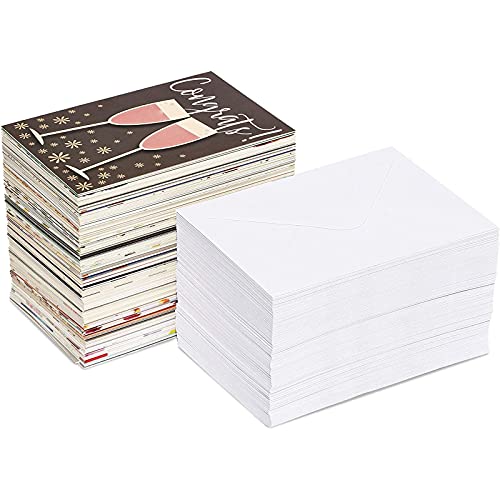 All Occasion Blank Greeting Cards with Envelopes, Assorted 48 Designs(4 x 6 in, 144 Cards)