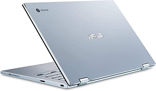 ASUS Chromebook Flip C433 14" IPS FHD 2-in-1 Touchscreen (Intel Core M3-8100Y, 8GB RAM, 128GB Storage (64GB eMMC + 64GB SD Card), Stylus) Home & Student Laptop, Lightweight, Chrome OS