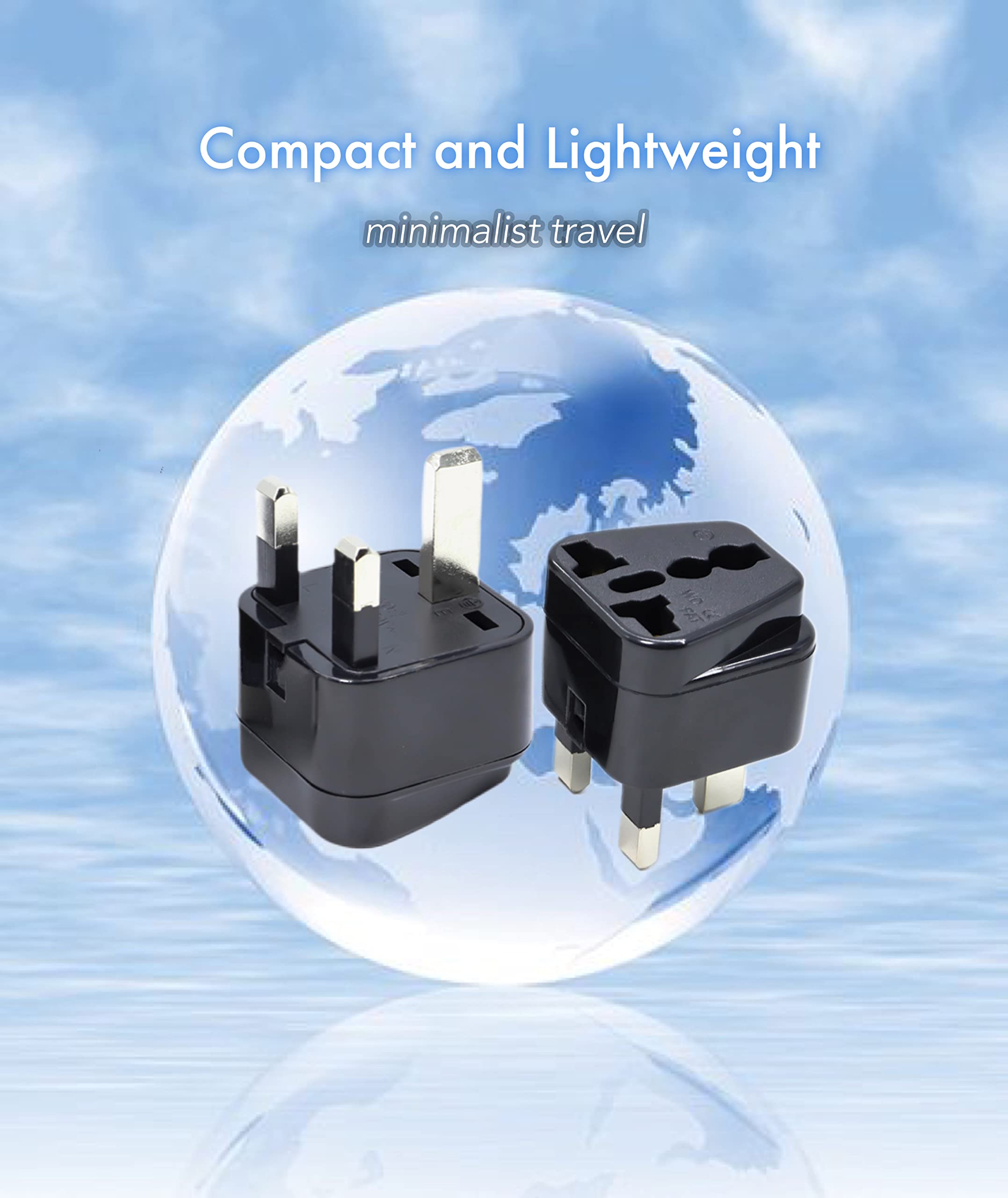 10PCS Universal Plug Travel Adapter International Adapter Plug Set Travel Adapter for World Wide International Travel