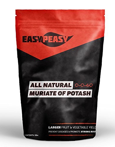 All- Natural Muriate of Potash | Potassium Fertilizer with 0-0-60 Analysis | Potassium Plant Food for All Indoor and Outdoor Plants | Potassium Nutrient for Yards in GRANULAR Form
