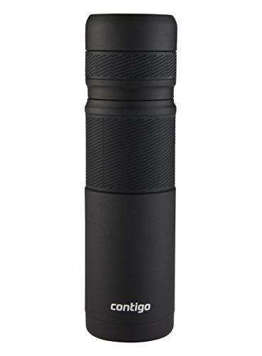 Contigo 360° Pour Vacuum-Insulated Stainless Steel Thermal Bottle, 25 oz., Painted Black