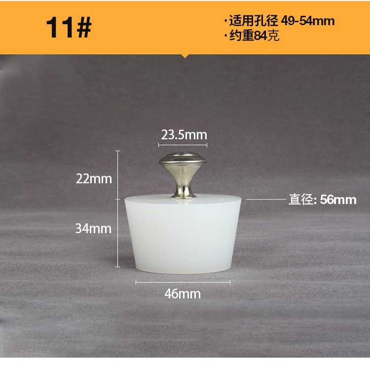 2pcs Floor Drain Plug Sewer Mouth Silicone Seal Stopper Deodorize Drainage Cover For Sink Bathtub Bathroom Kitchen Accessories (Size : 11)