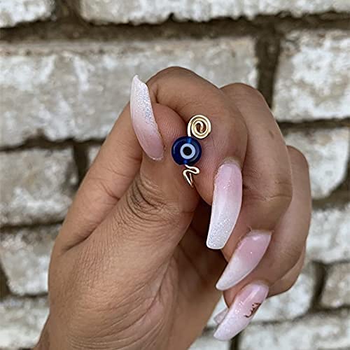 12 Pcs African Nose Cuff Non Piercing,Fake Nose Ring for Women, Nose Rings Hoop, Nose Ring Cuff Heart, Clip on Nose Ring