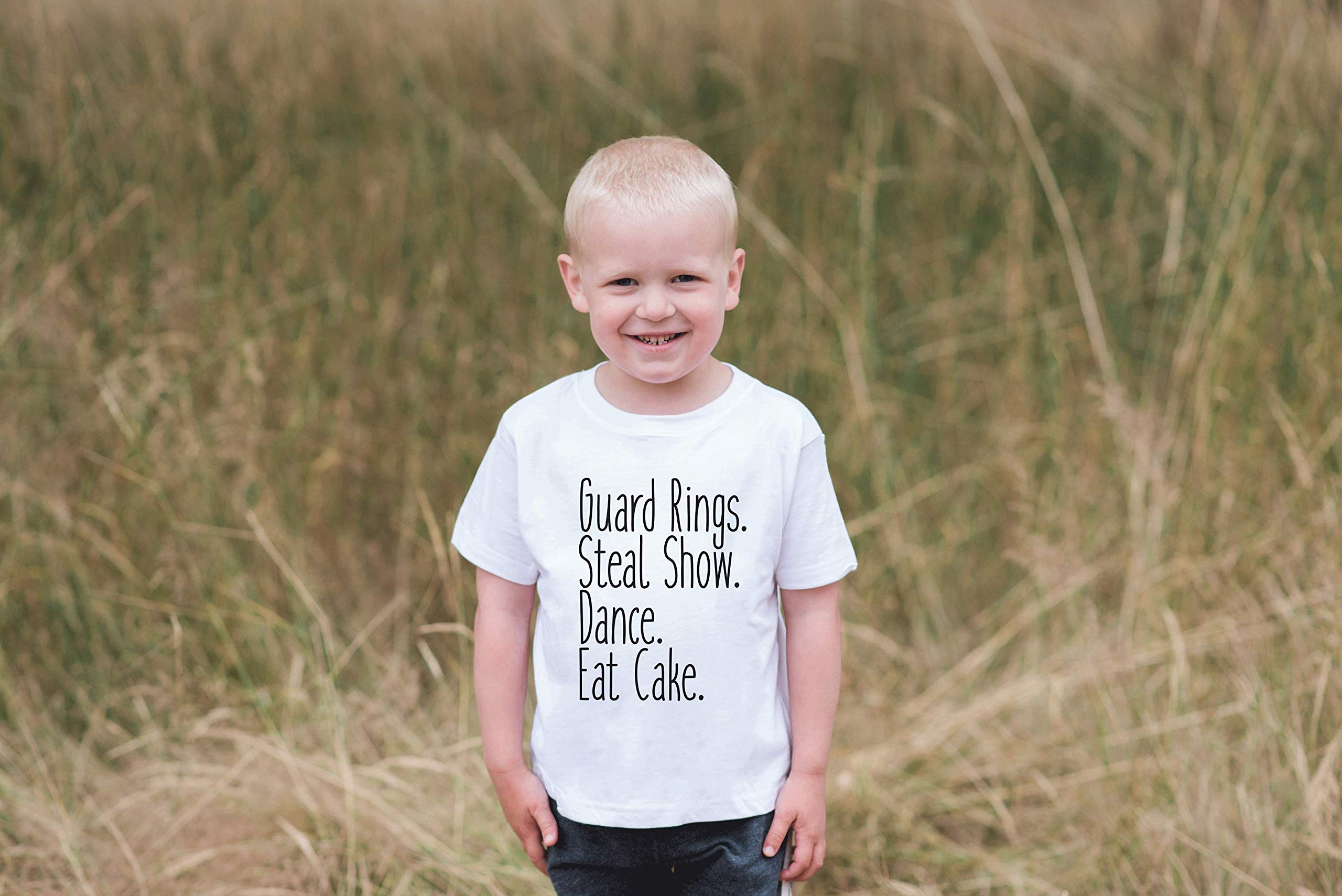 7 ate 9 Apparel Toddler Boy's Funny Ring Bearer Wedding T-Shirt 2T Black