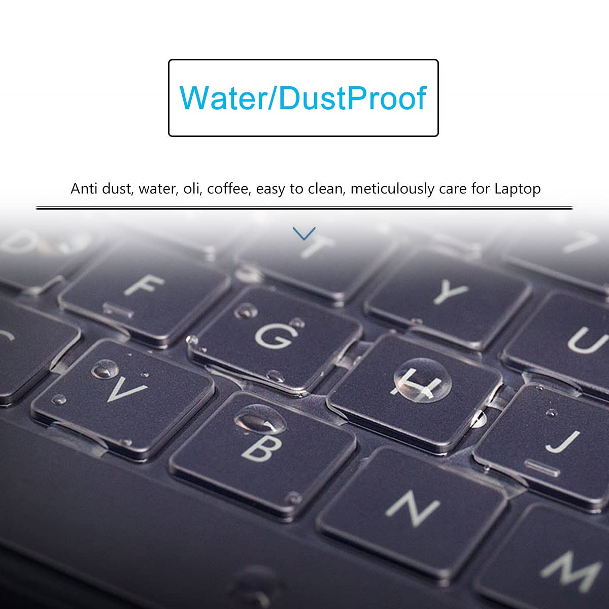Keyboard Cover Design for 14" ASUS ROG Zephyrus G14 Gaming Laptop, 2021 2020 2019 Zephyrus G14 GA401 GA401IH GA401IU GA401IV US Layout Keyboard Accessories Cover -Clear