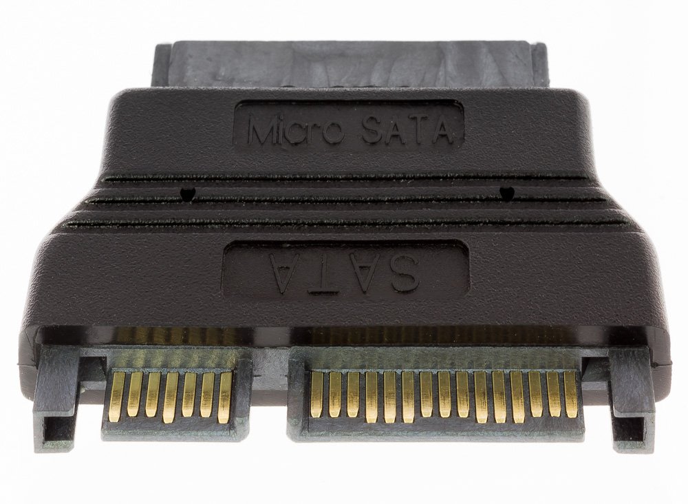 Aleratec Micro SATA to SATA Adapter for 1.8 SSD