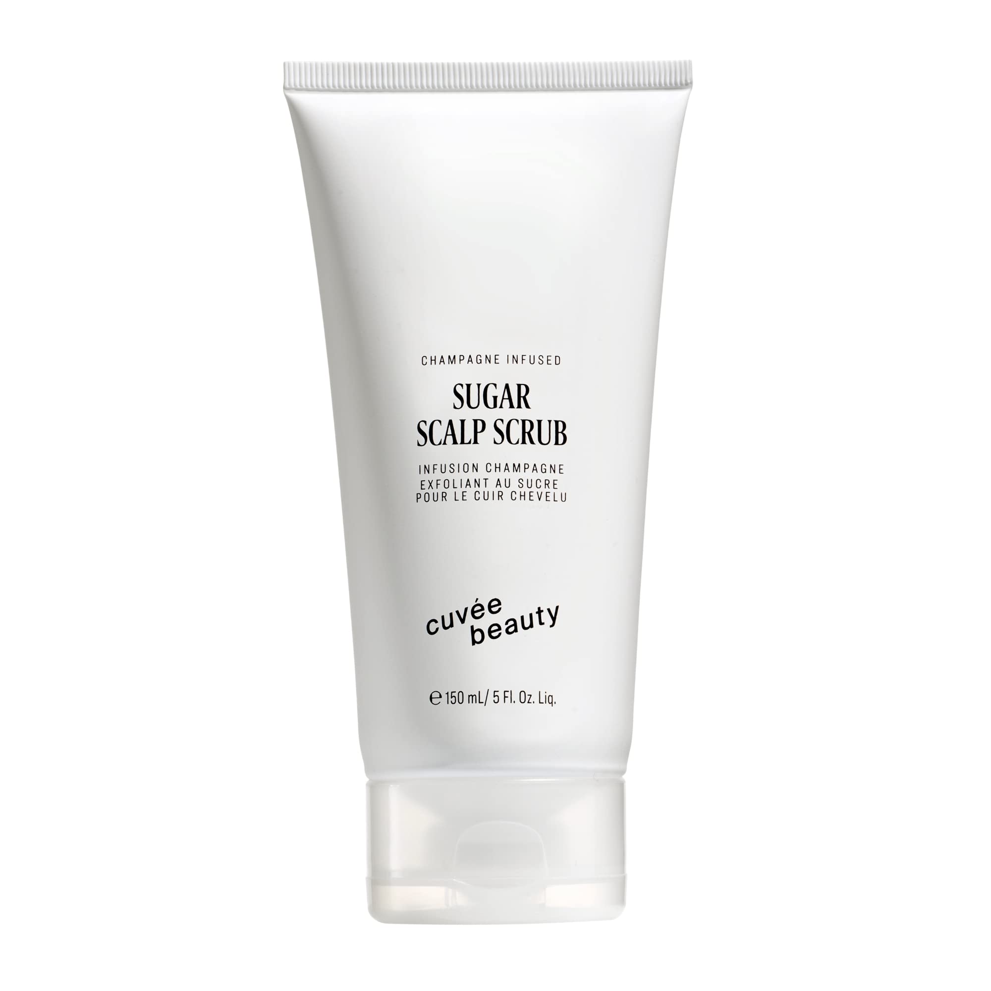 Cuvee Sugar Scalp Scrub - 5 fl oz - Hair Exfoliator - Removes Dead Skin, Oil, Sweat & Dirt - Ideal for Flaky/Oily Scalps - Champagne-Infused Formula with Resveratrol & Ceramides - Color Safe