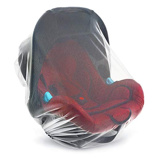 Baby Mosquito Net for Stroller, Carrier & Bassinet β Elastic Drawstring for Snug Fit Netting - Infant Bug Net for Jogger, Car Seat & Pack N Play β 1000 Mesh Toddler Canopy & Gift Packaging