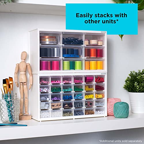BLACK+DECKER Storage Organizer, 9 Drawer Modular Storage System, Easily Stackable (BDST40709FF)