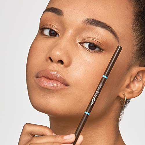 JOAH Dual-Ended Eyebrow Pencil - Brow Down To Me Ultra-FIne Tip Precision Brow Pencil with Built-In Spoolie Brush for Flawless Brows, Smudge-Proof, Water-Resistant, Cool Taupe