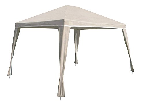 Coolaroo 446703, Camel Isabella Easy to Assemble Travel Canopy Gazebo Tent 10' x 12'