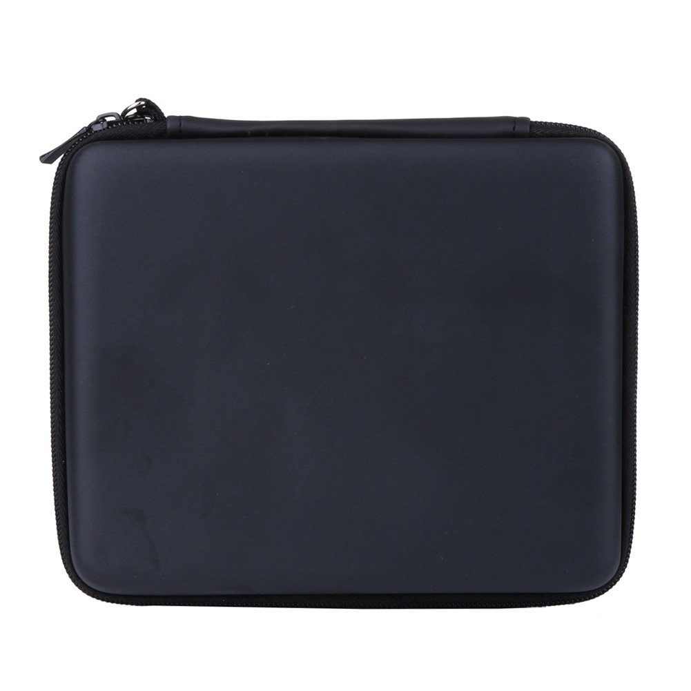 Alloet EVA Storage Zip Bag Case Pouch Protective Carry Holder for Nintendo 2DS (Black)