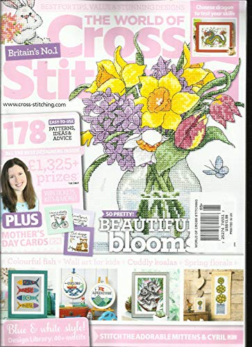 THE WORLD OF CROSS STITCHING, 2018 FREE GIFTS OR INSERTS ARE NOT INCLUDE.