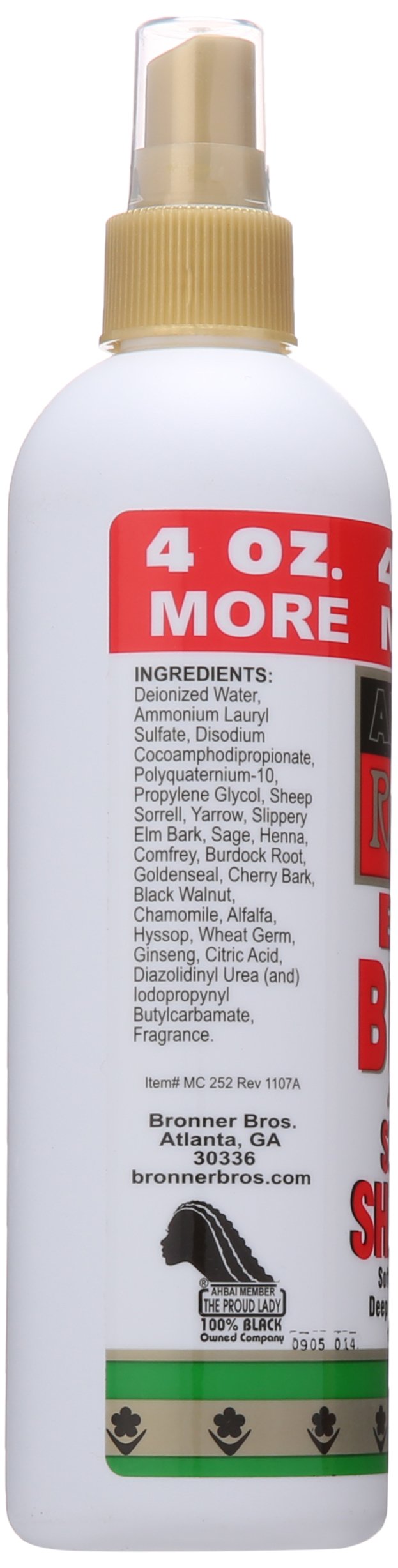 African Royale Brx Braid Spray On Shampoo, 12 Fl Oz