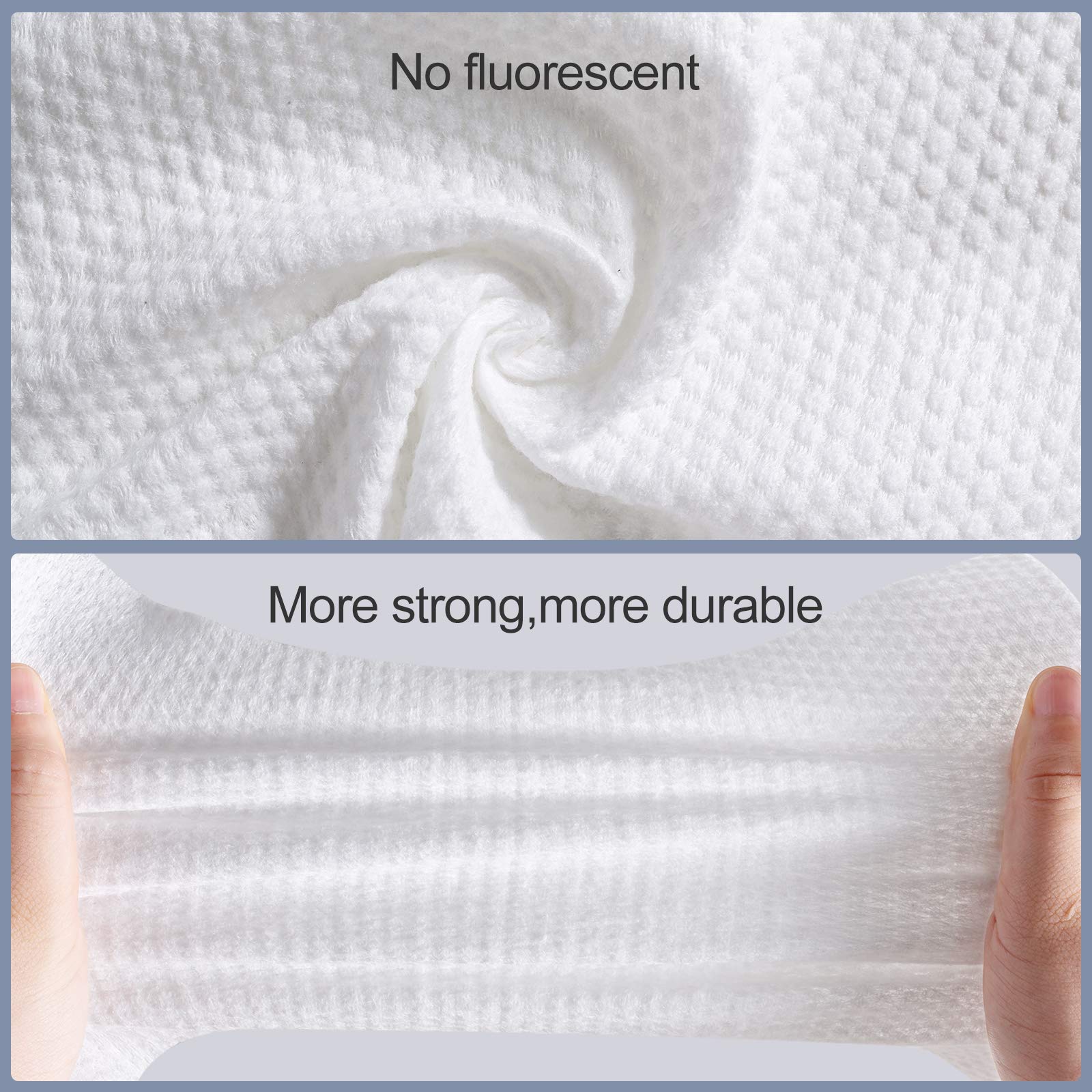 Disposable Face Towel Facial Tissue Soft Cotton Facial Cleansing Cloths Towelettes Dry for Cleaning Office Travel Makeup Remove