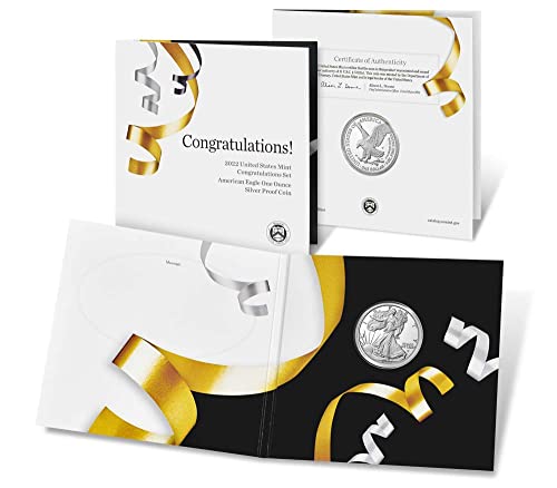 2022 W 2022 Congratulations Set includes 2022 W Proof 1oz Silver Eagle $1 $1 Seller Seller