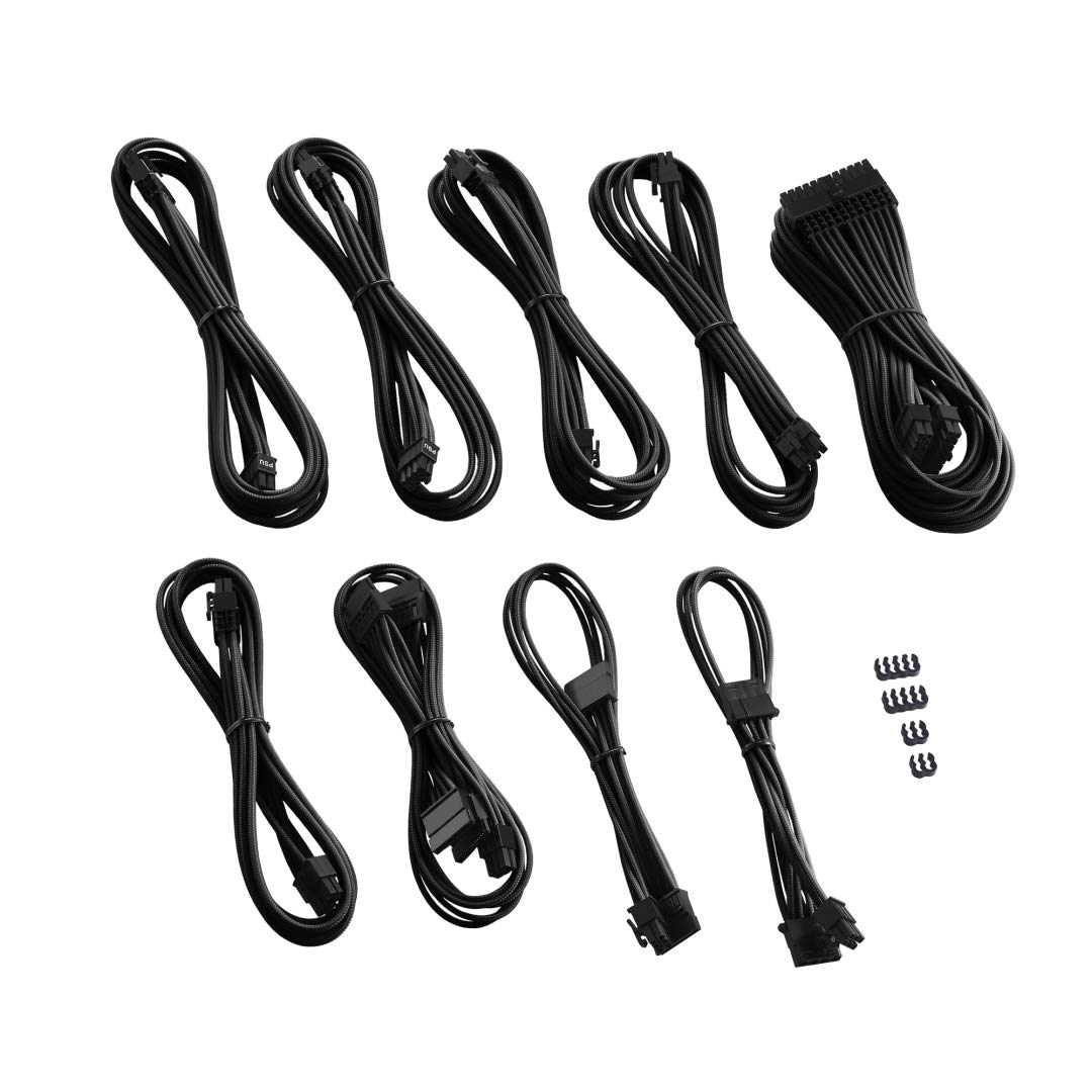 CableMod RT-Series Pro ModMesh Sleeved Cable Kit for ASUS/Seasonic/Phanteks Revolt (Black)