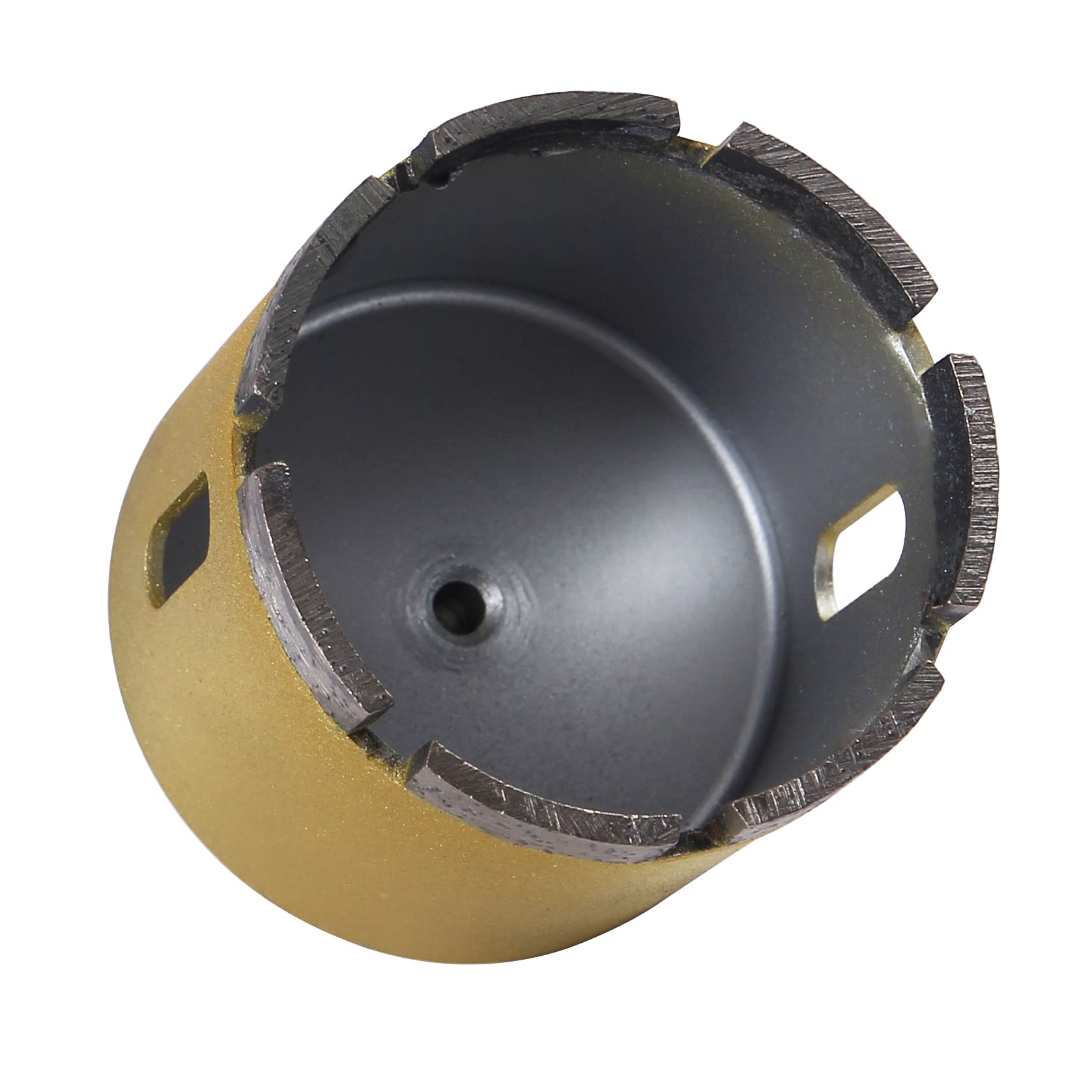 2-1/2 Inch Masonry Hole Saw, Diamond Hole Saw, Heavy Duty Dry Core Bits for Concrete, Brick, Cinder Block, 3/8 inch Shank, Core Drill Bit Extra Long Depth of Cut