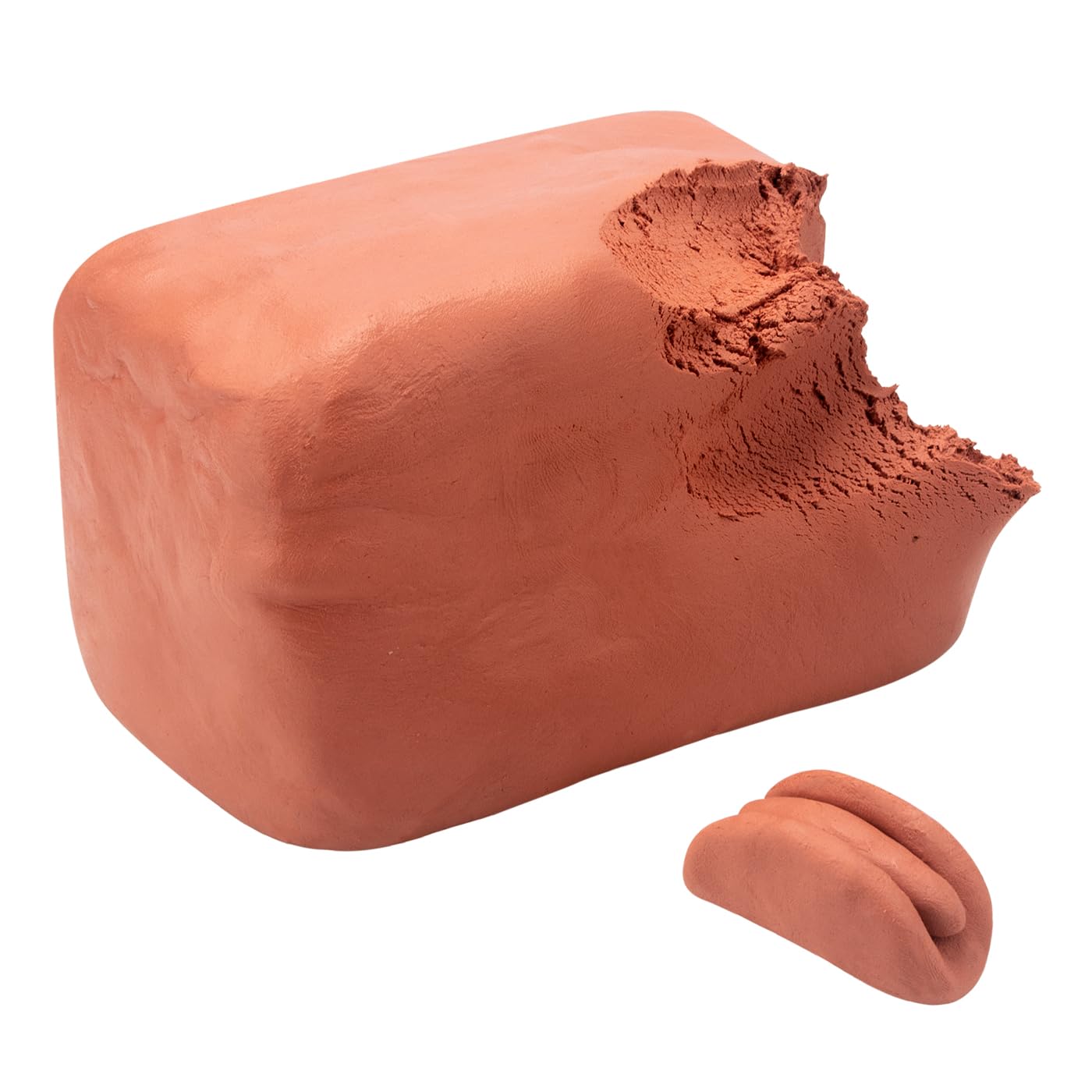 19 lbs Natural Air-Dry Clay, Air-Hardening Modeling Clay, Pottery Clay, Baking Clay, Self Hardening Pottery Clay, All-Purpose Modeling Clay, Red