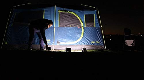 Boundery Big Block Portable LED COB Floodlight - Ultra Bright - 10 WATT - 500 Lumen, Water Resistant, Battery-Powered Work Light, Indoor/Outdoor Lantern for Camping, Car Repair, Construction (1 Pack)