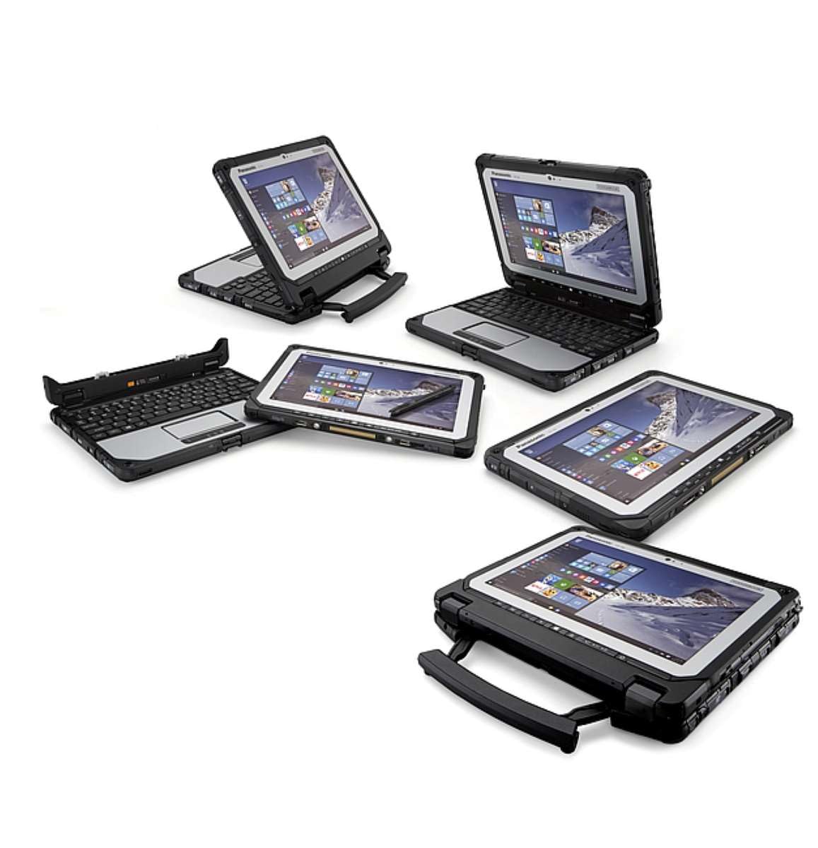 Panasonic Toughbook CF-20, 10.1-inch Multi Touch, 1920 x 1200, m5-6Y57@1.1GHz, 8GB, 512GBSSD, Wi-Fi, Bluetooth, Dual Pass, Webcam, Rear Camera, Emissive Backlit Keyboard, Win 10 Pro, 4G LTE (Renewed)