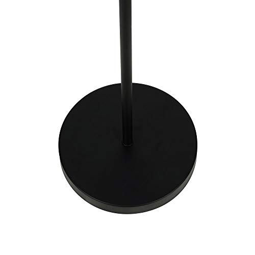 Amazon Brand – Ravenna Home Traditional Metal Torchiere Floor Lamp, LED Bulb Included, 71"H, Black