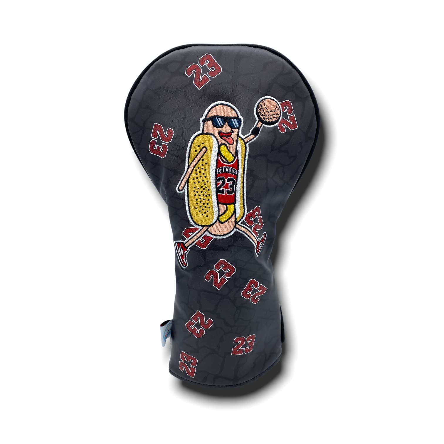23 Driver Headcover Chicago Golf Hot Dog Leather Head Cover