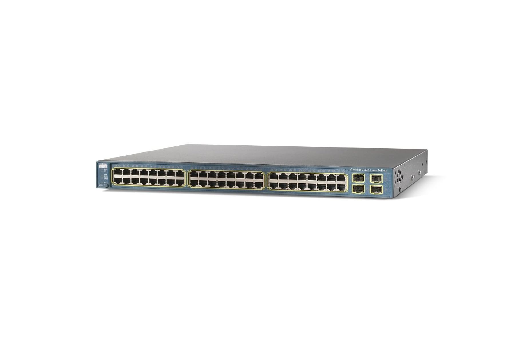 Cisco WS-C3560G-48PS-S 48-Port PoE 3560G Gigabit Switch (Renewed)