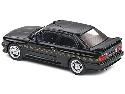 1989 E30 M3 Alpina B6 3.5S Diamond Black Metallic 1/43 Diecast Model Car by Solido S4312002