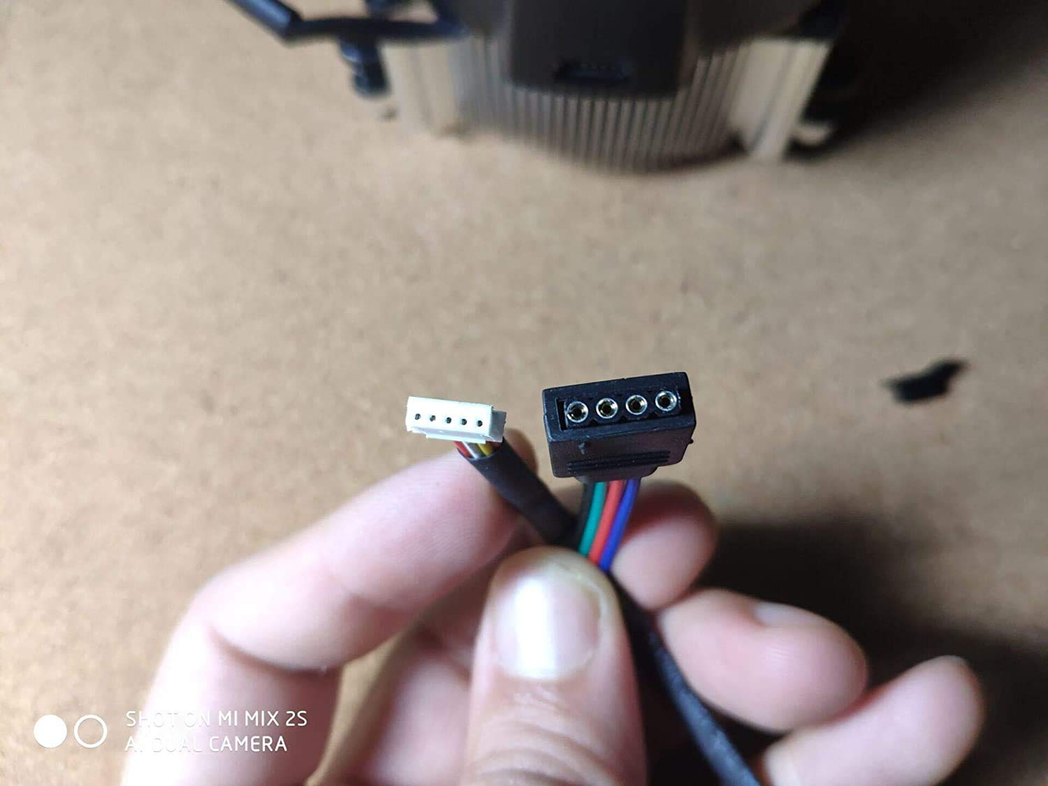 for AM4 RGB Cable for Wraith Spire RGB LED Light Socket AM4 5-Pin Connector CPU Cooler Fan (Cable Length: 12β)