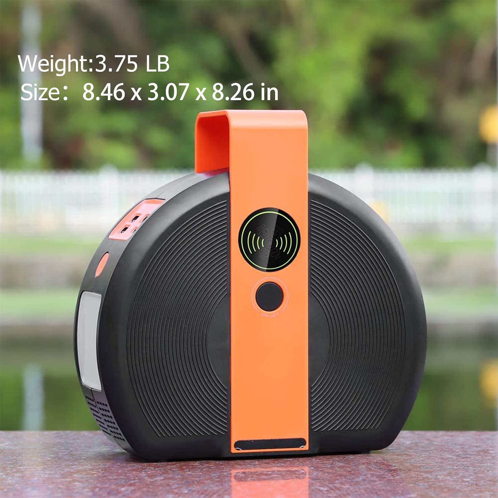 155Wh Portable Power Station, 42000mAh Solar Power Generator with DC/AC Inverter for Outdoor Camping Travel Emergency Backup Power Generator