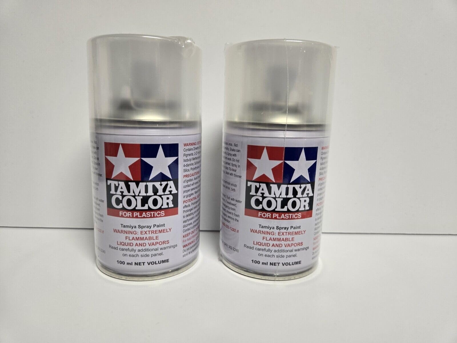 2 PACK COMPATIBLE WITH Tamiya America Spray Lacquer TS-80 Flat Clear TAM85080 Lacquer ts80 100ML INCLUDES CHICAGOLAND RC COUPON