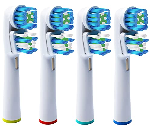 Double Clean Brush Heads, Compatible with Braun Oral-B Dual Clean Electric Toothbrush - Pack of 20
