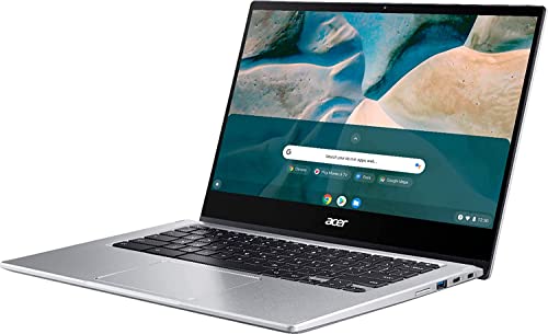 acer 2023 Newest Premium Spin514 2in1 Chromebook: 14" FHD IPS Touch Display, Powerful AMD Ryzen3(Up to 3.5GHz), 8GB RAM, 128GB eMMC SSD, AMD Radeon Graphics, USB-C, WiFi, BT, Backlit-KYB, Chrome OS