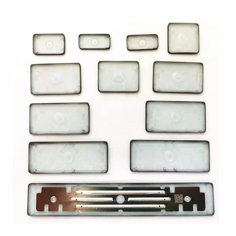 New Replacement Keyboard Keycaps Keys,Full Set of US Replacement Keycaps QWERTY for MacBook Pro 13.3"/16" A2251 A2289 A2141 2019 2020 Year EMC 3348 EMC3349 3456