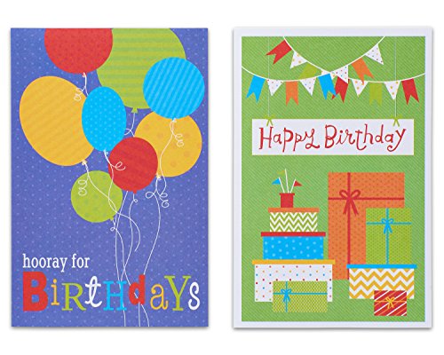 American Greetings Birthday Cards Assortment, Fun (12-Count)