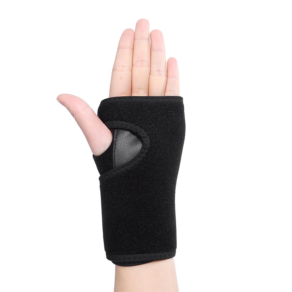 1PC Left/Right Wrist Support Adjustable Breathable Wrist Braces Breathable Wrist Strap for Wrist Injuries Joint Pain(Left Hand)