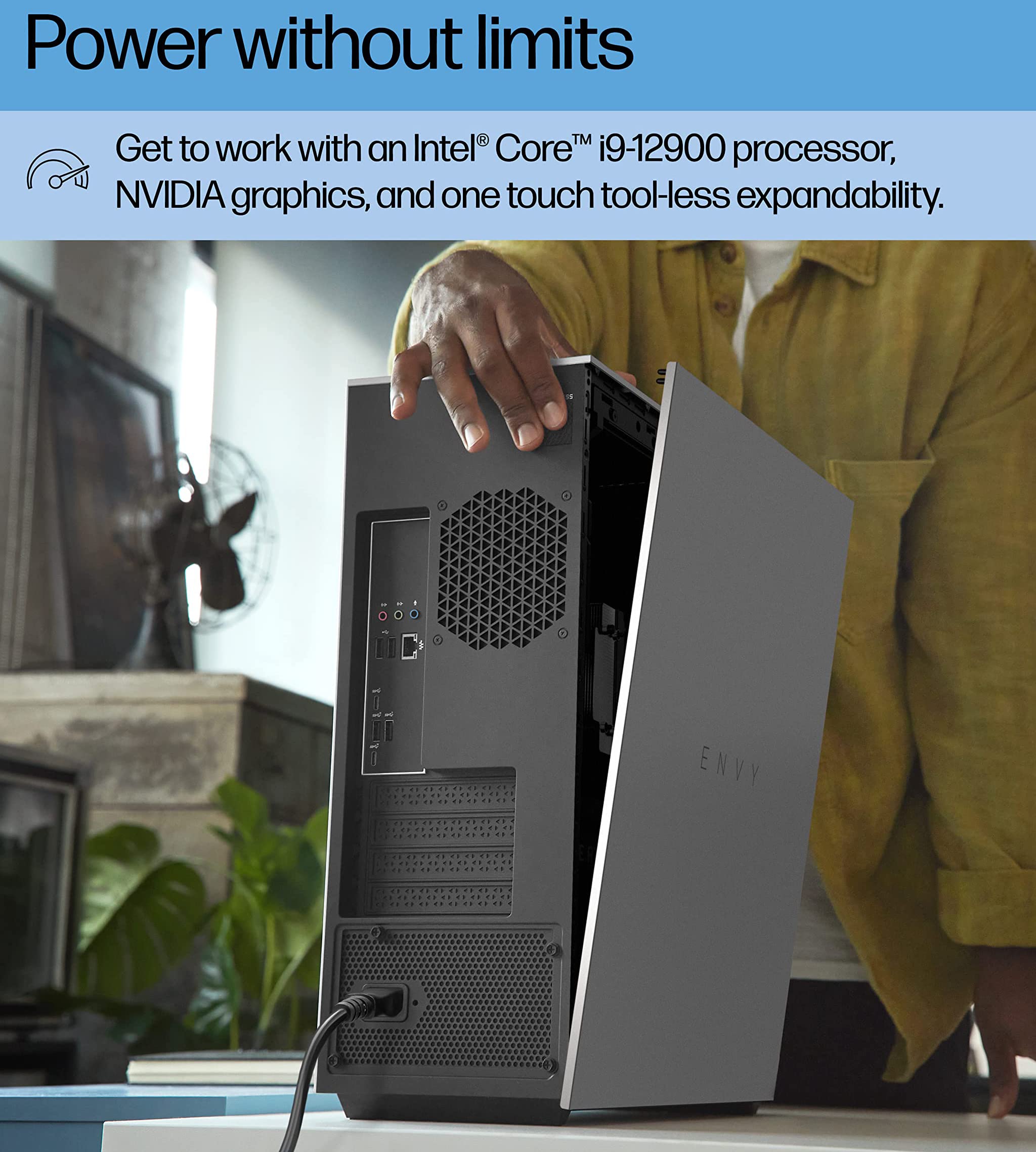 2023 HP ENVY Gaming Tower Business Desktop Computer, 12th Gen Intel 16-Core i9-12900, 64GB DDR4 RAM, 2TB PCIe SSD, GeForce RTX 3070 8GB GDDR6, WiFi 6, Bluetooth, Windows 11 Pro, BROAG 64GB Flash Drive