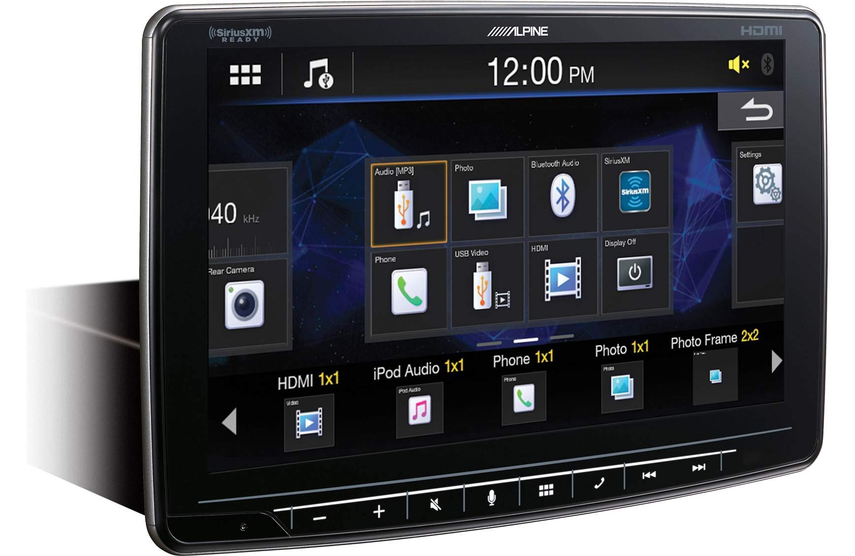 Alpine Halo9 iLX-F409 Digital Multimedia Receiver a 9" Touchscreen That Fits in a DIN Dash Opening