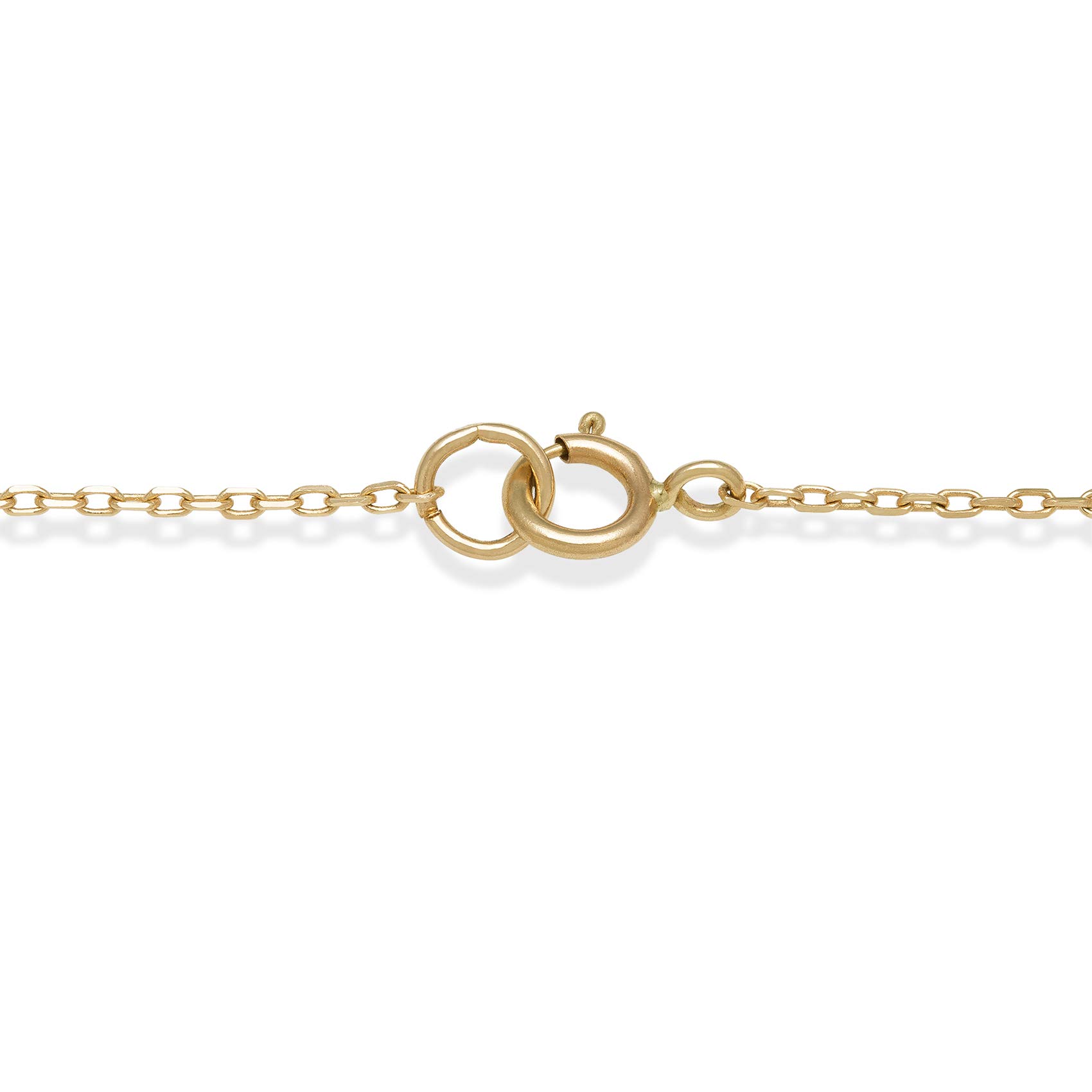 14k Gold Cultured Freshwater Pearl and Natural Aquamarine Chain Necklace, 18”