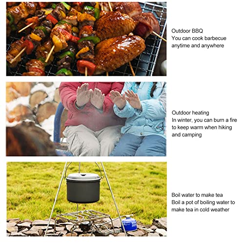 2800W Camping Stove Electronic Ignition Backpacking Stove Portable Butane Gas Stove with Storage Bag Durable Reliable for Outdoor Picnic Barbecue