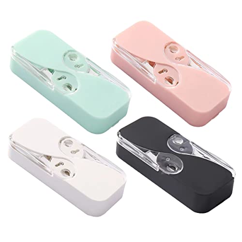 4 Pack Dental Floss Box Dispenser - Dental Floss Picks Dispenser Portable - Dental Floss Portable Case - Automatic Floss Organizer - Automatic Floss Pick Dispenser Travel Floss Case