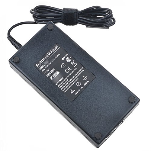 ABLEGRID Barrel Round Plug Tip 19V 9.5A 180W AC/DC Adapter for Delta ADP-180HB B ADP-180HBB 19VDC 9.5 Amp 180 Power Supply Cord Cable Charger Mains PSU