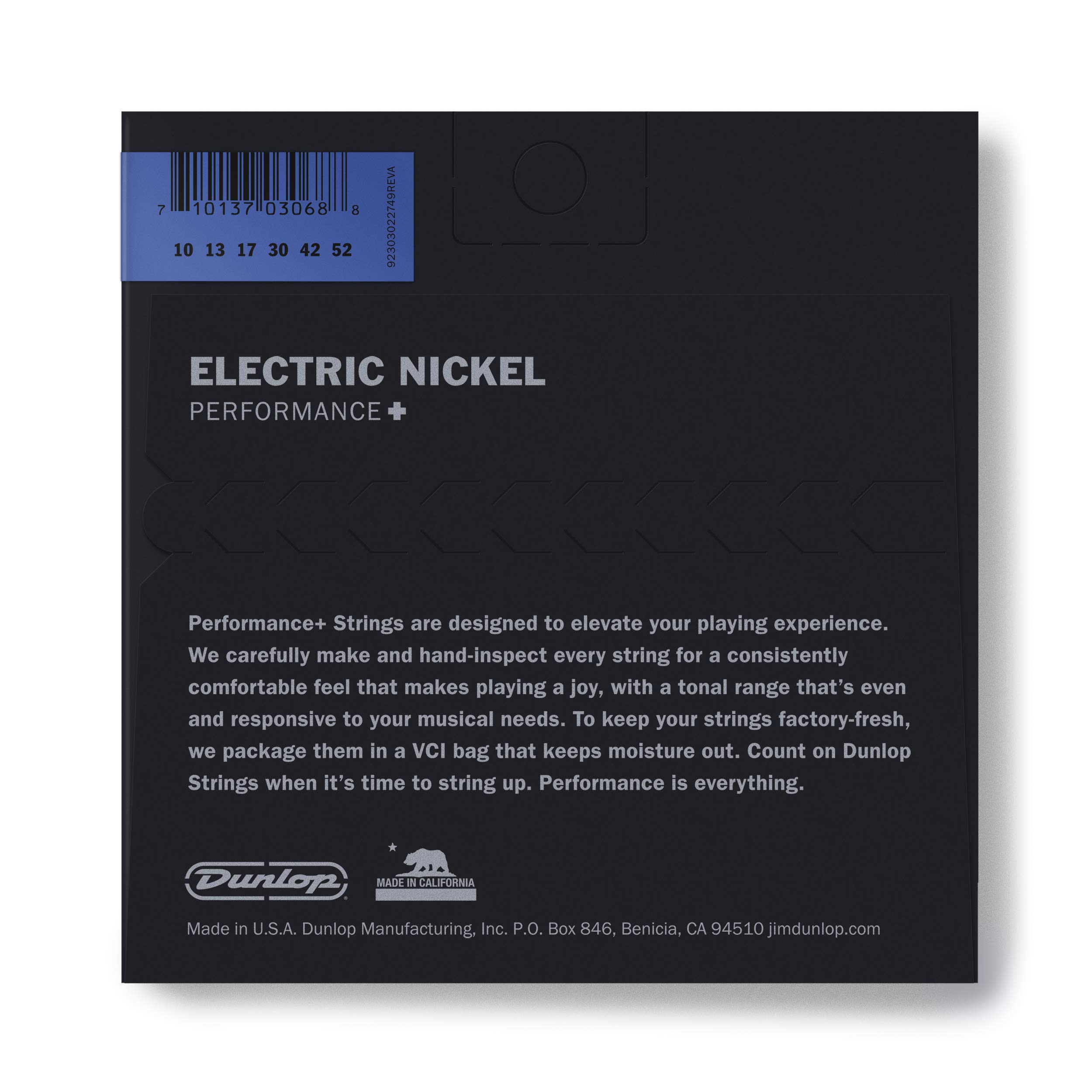 3 Sets of Dunlop DEN1052 Electric Guitar Strings 10-52