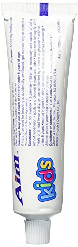 AIM Kids Mega Fluoride Toothpaste, Bubble-berry