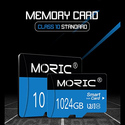 1TB Memory Card 1024GB High Speed Waterproof Class 10 Micro SD Card with Adapter for Smartphone,Action Camera,Portable Gaming Devices and Drone