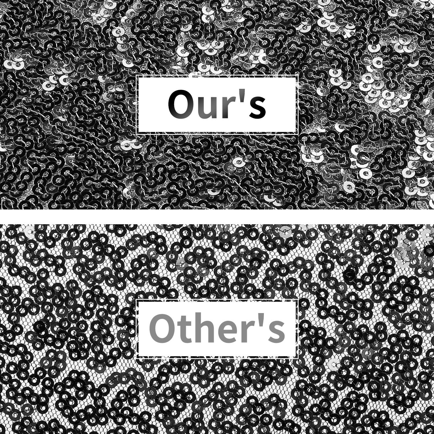 12x72 Inch Peomeise Sequin Table Runner for Party Event Decorations
