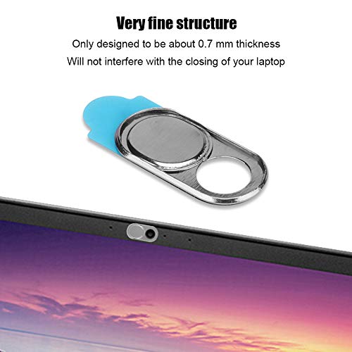 WNSC Lens Cover, Camera Protect Sticker Metal 0.7 Mm Thickness for Tablets for Smartphone(Silver)