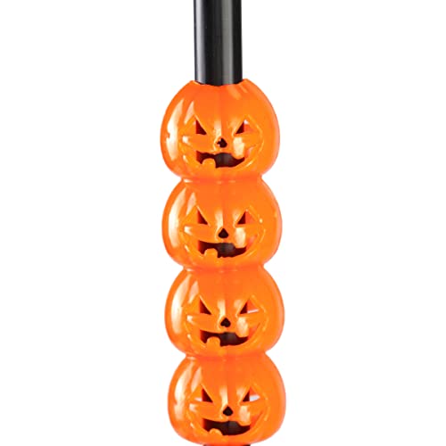 BinaryABC Halloween Pumpkin Straws,Halloween Party Straws,Halloween Drinking Straws,Halloween Party Favors Decorations Supplies,Pack of 5(Random Style)